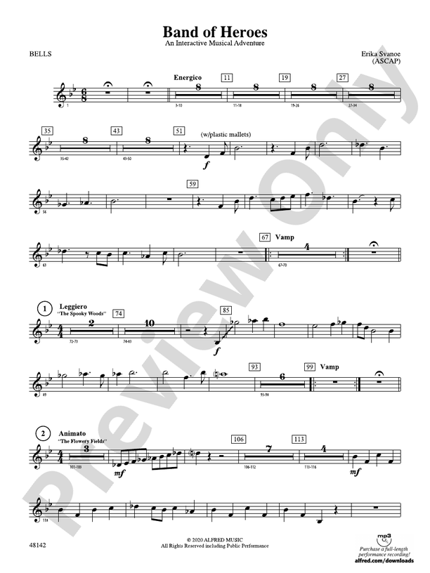 Band of Heroes: Bells: Bells Part - Digital Sheet Music Download