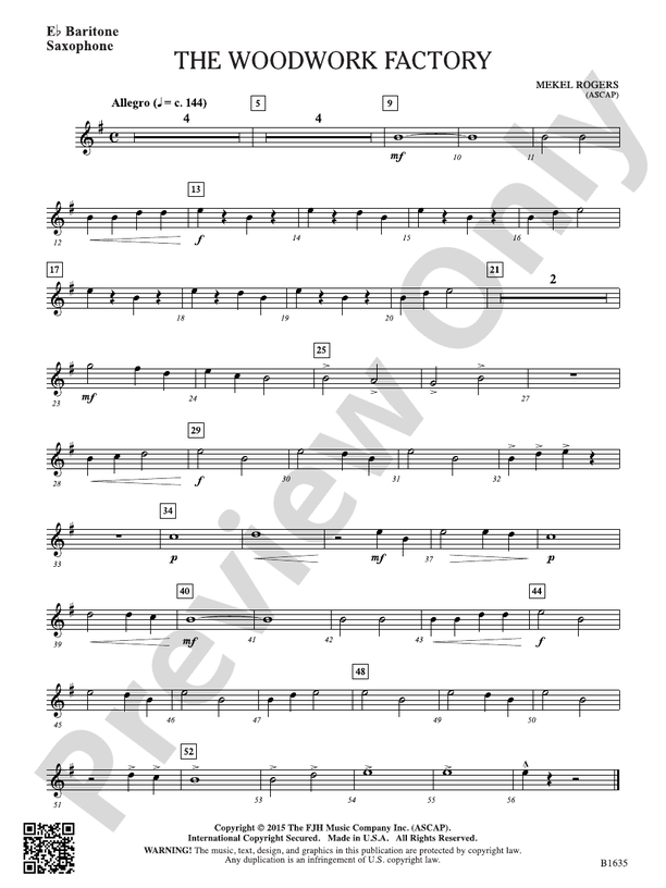 The Woodwork Factory: E-flat Baritone Saxophone: E-flat Baritone ...