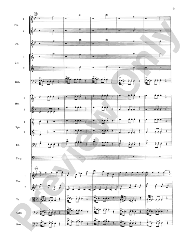 Mozart's Symphony No. 25 in G Minor, 1st & 2nd Movements: Score: Full ...
