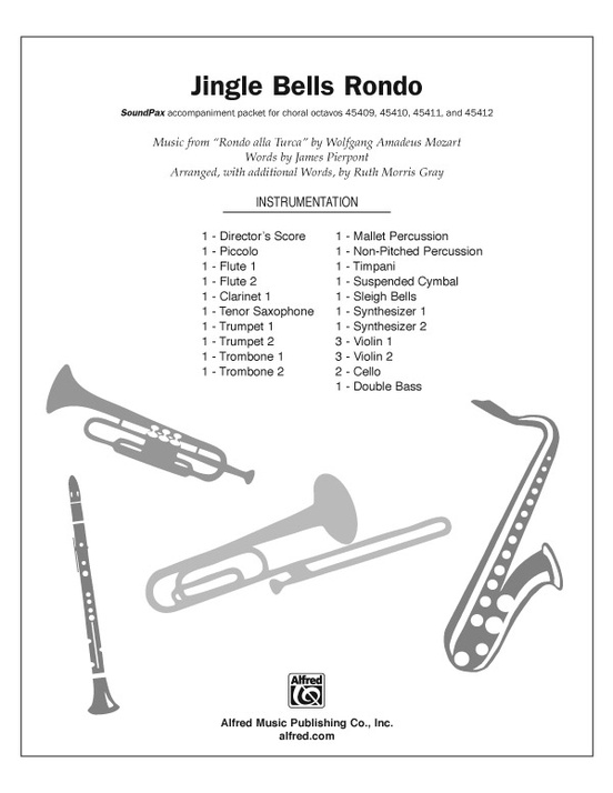 Jingle Bells Rondo: Mallet Percussion: Mallet Percussion Part: Wolfgang ...