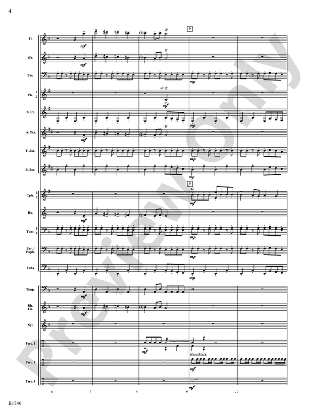 A Rollicking Hanukkah: Score: Concert Band Score - Digital Sheet Music ...