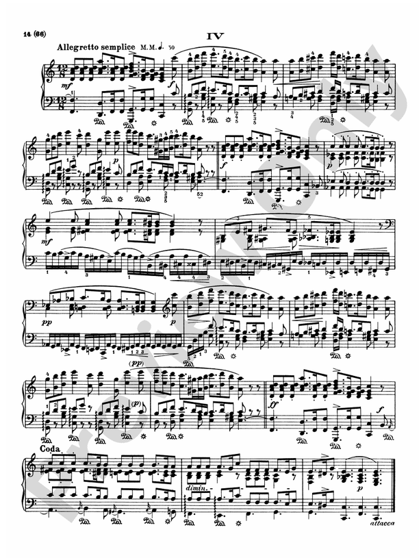 Schumann: Complete Works (Volume I): Op. 4, Intermezzi, No. 4 Part ...