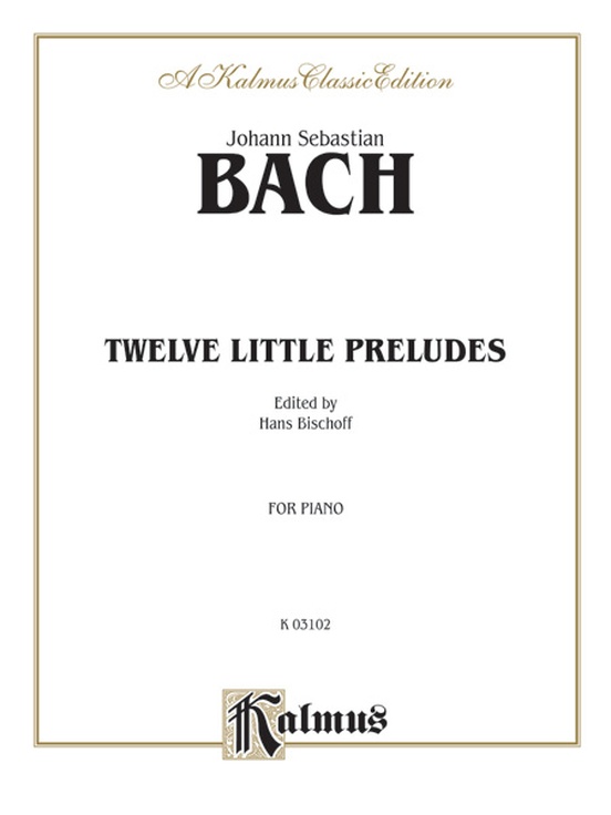 Bach: Twelve Little Preludes: Prelude 10 Part - Digital Sheet Music Download