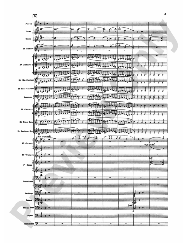 The Marriage of Figaro Overture: Concert Band Conductor Score & Parts ...