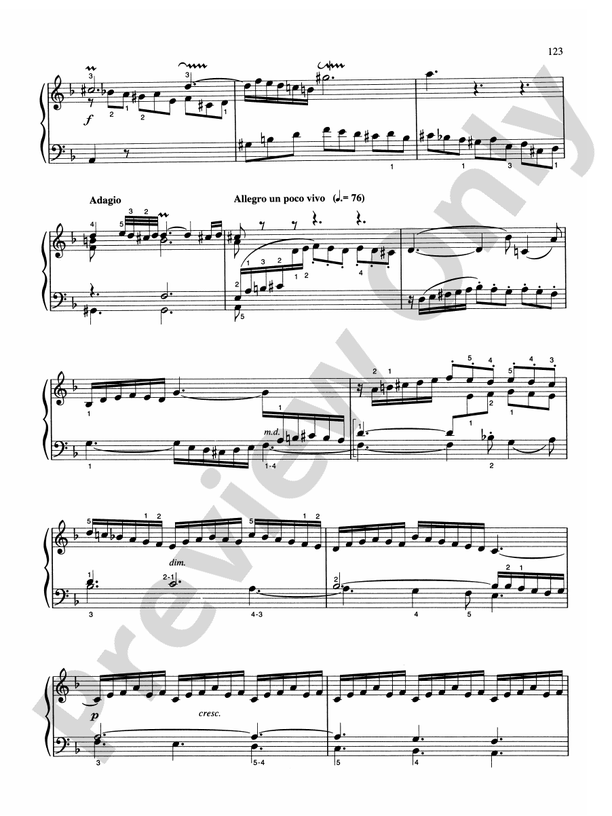 Bach: Six English Suites (Ed. Hans Bischoff): Suite No. 6 in D Minor ...