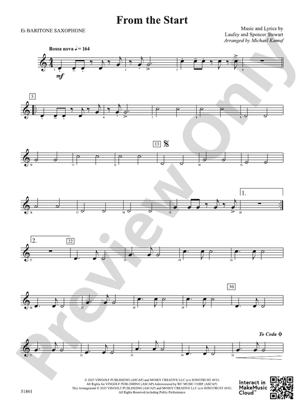 From the Start: E-flat Baritone Saxophone: E-flat Baritone Saxophone ...