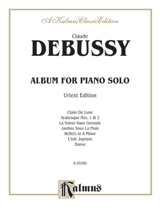 Debussy: Album for Piano Solo: Jardins Sous la Pluie Part - Digital Sheet Music Download