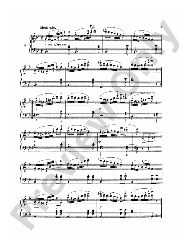 Concone: Twenty-five Melodious Studies, Op. 24: No. 5 Part - Digital ...