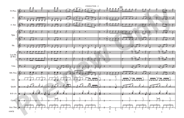 Shorties #21: Score: Marching Band Score - Digital Sheet Music Download
