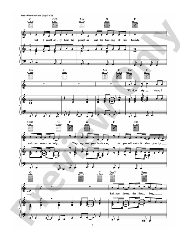 Unbroken Chain: Piano/Vocal/Chords: Grateful Dead - Digital Sheet Music ...