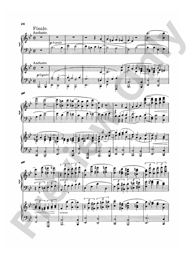 Brahms: Variations on a Theme of Haydn, Op. 56B (Original): Finale Part - Digital Sheet Music ...