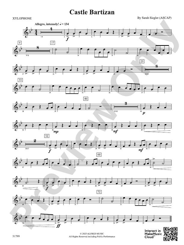 Castle Bartizan: Mallets: Mallets Part - Digital Sheet Music Download