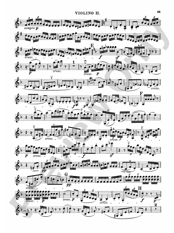 Beethoven: String Quartets, Volume III: String Quartet, Op. 135 (Violin II) Part - Digital Sheet ...