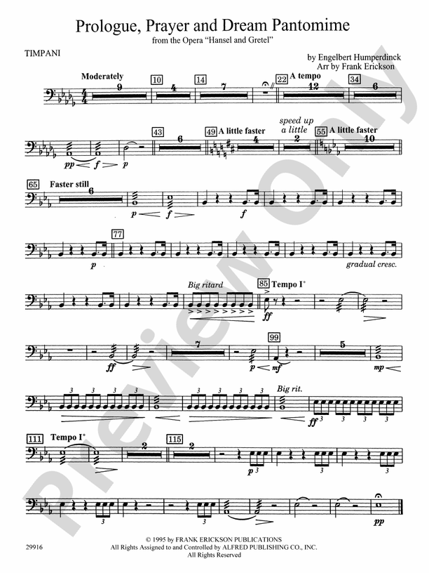 Prologue Prayer and Dream Pantomime (from the opera Hansel and Gretel ...