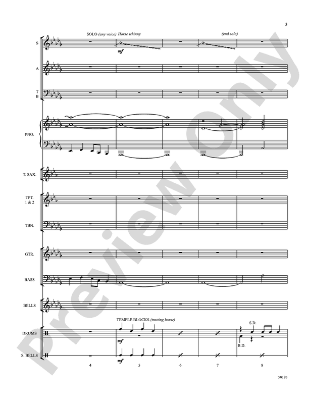 Sleigh Ride: Choral SoundPax: Leroy Anderson - Digital Sheet Music Download