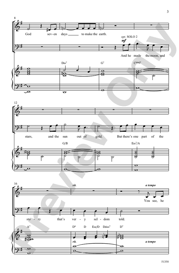 Corn: SAB Choral Octavo: Shane McAnally - Digital Sheet Music Download