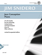 Intermediate Jazz Conception: Piano: Keyboard/Piano Book & CD | Sheet Music