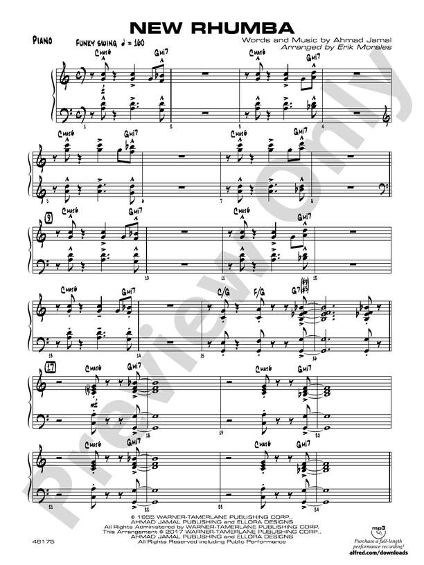 New Rhumba: Piano Accompaniment: Piano Accompaniment Part - Digital ...