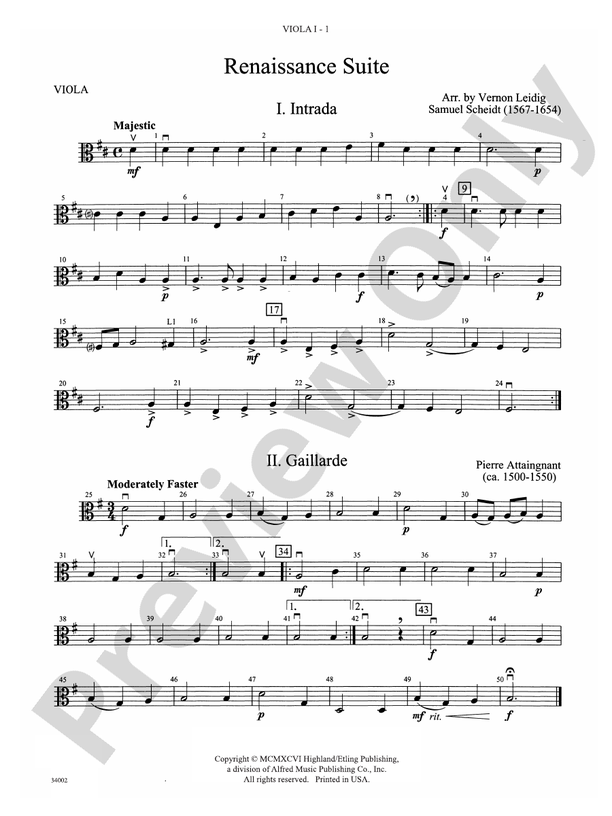 Classics for Contest: Viola: Viola Part - Digital Sheet Music Download