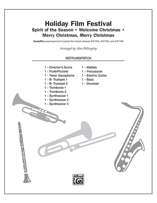 Holiday Film Festival: Synth 3: Synth 3 Part - Digital Sheet Music Download