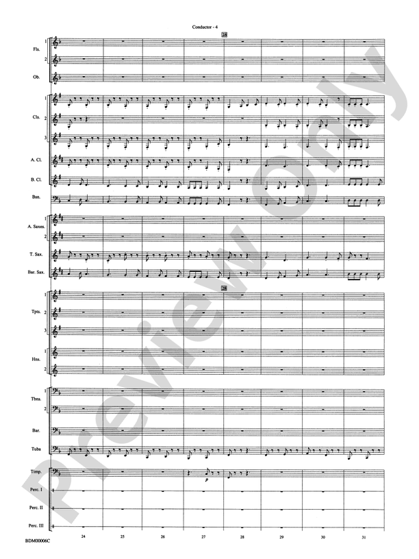 Children's March: Score: Concert Band Score - Digital Sheet Music Download