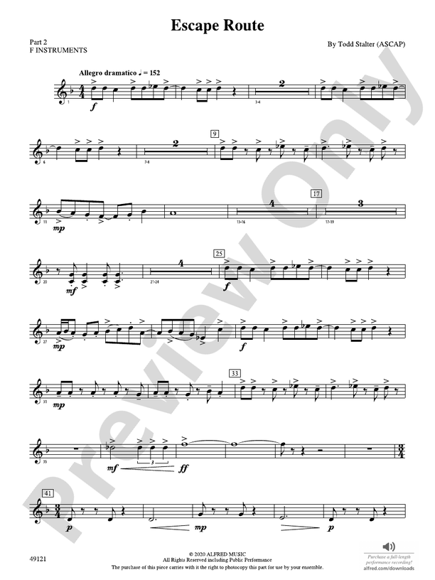 Escape Route: Part 2 - F Instruments: Part 2 - F Instruments Part ...