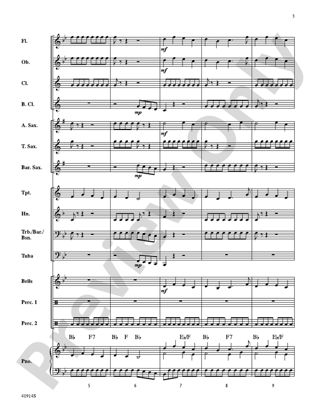 Presto!: Score: Concert Band Score - Digital Sheet Music Download