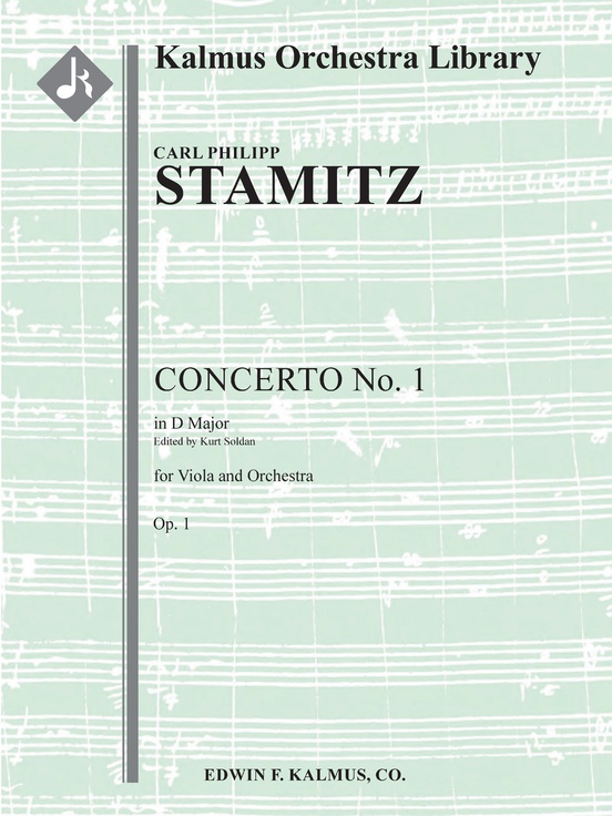 Concerto for Viola No. 1 in D, Op. 1: Full Orchestra, Solo Strings with ...