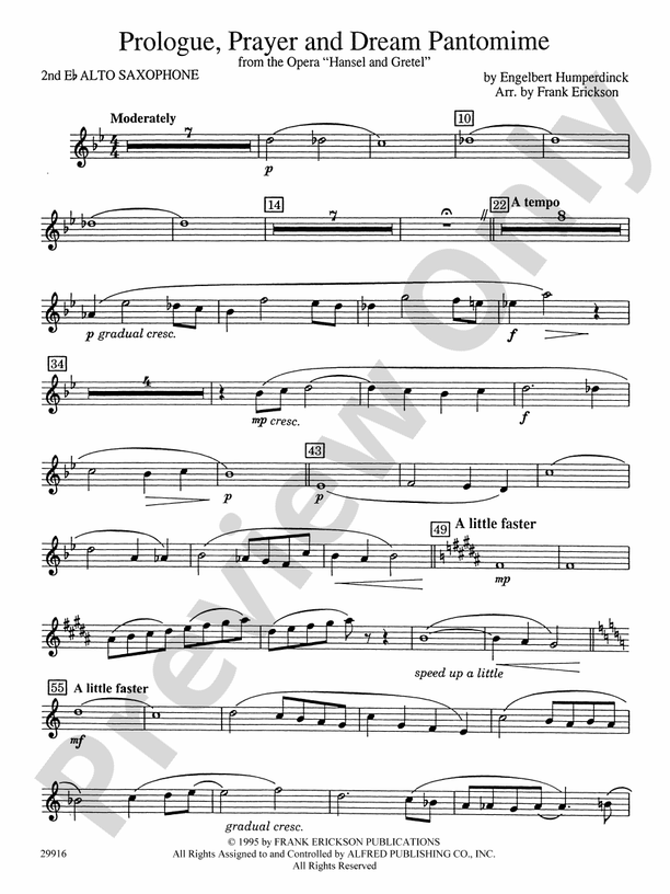 Prologue Prayer and Dream Pantomime (from the opera Hansel and Gretel ...