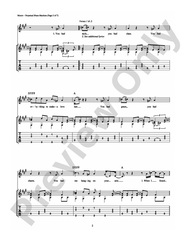 Perpetual Blues Machine: Guitar TAB: Keb' Mo' - Digital Sheet Music ...