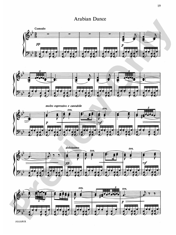 Tchaikovsky: The Nutcracker Suite, Op. 71A: Arabian Dance Part ...