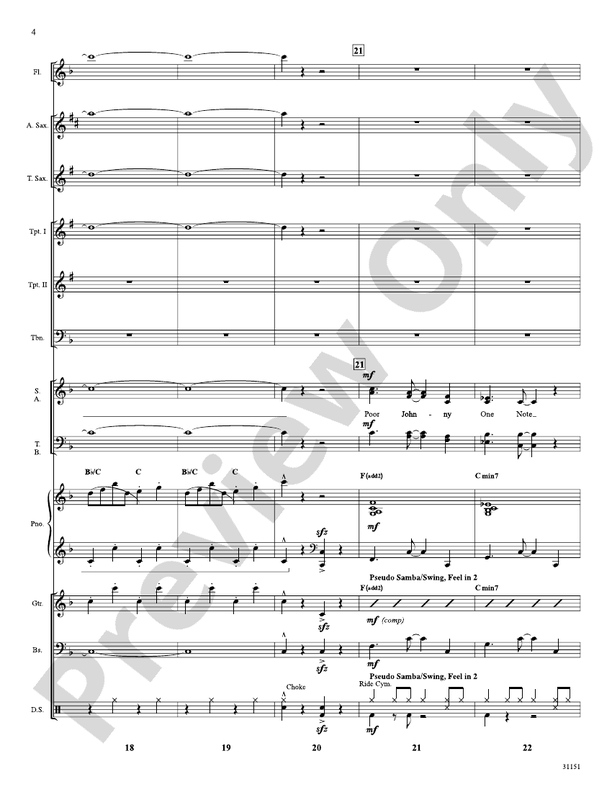 Johnny One Note (from the musical Babes in Arms): Choral SoundPax ...