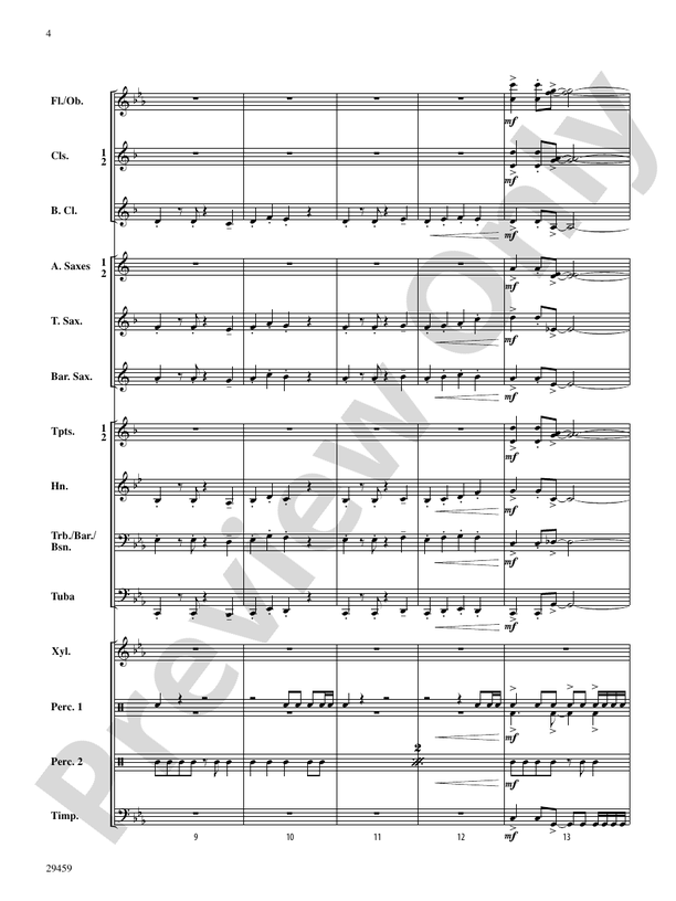 Conundrum: Score: Concert Band Score - Digital Sheet Music Download