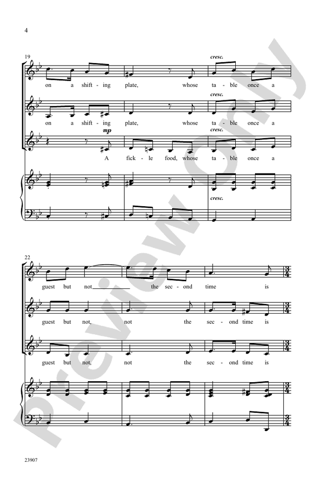 Fame Is a Fickle Food: SSA Choral Octavo: Ruth Morris Gray - Digital ...