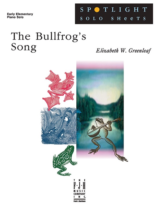 The Bullfrog's Song: Early Elementary Piano Sheet: Elizabeth W ...