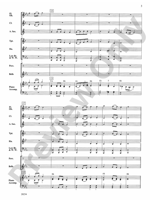 The Enchanted Wizard: Score: Concert Band Score - Digital Sheet Music ...