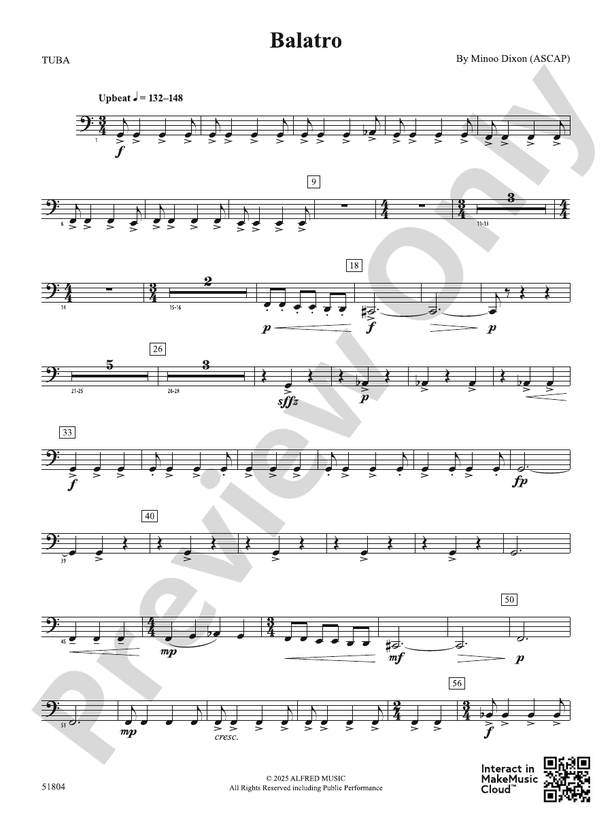 Balatro: Tuba: Tuba Part - Digital Sheet Music Download