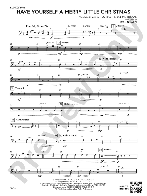 Have Yourself a Merry Little Christmas: Baritone B.C.: Baritone B.C ...