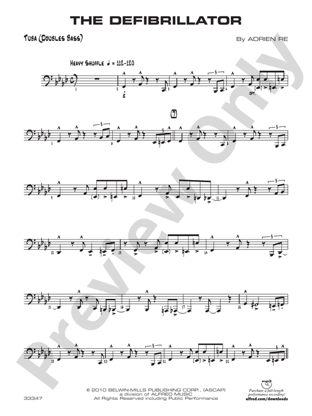 The Defibrillator: Tuba: Tuba Part - Digital Sheet Music Download