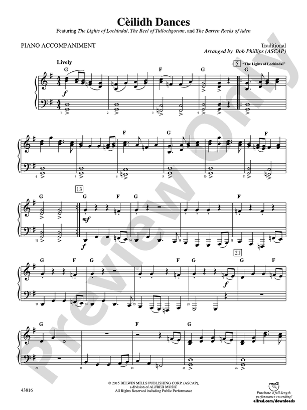 Cèilidh Dances: Piano Accompaniment: Piano Accompaniment Part - Digital ...