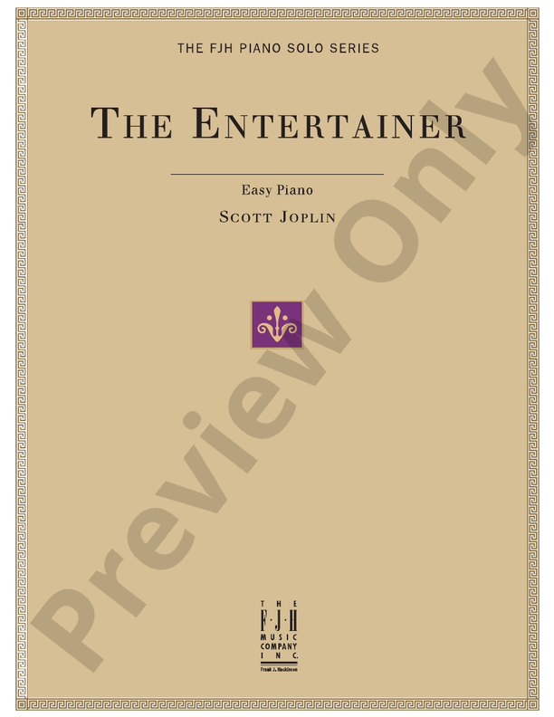 The Entertainer: Piano - Digital Sheet Music Download
