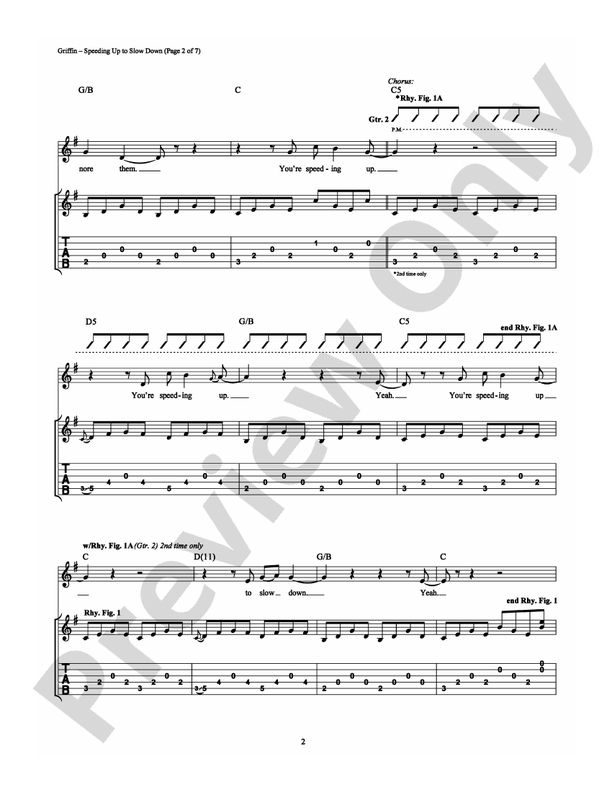 Speeding Up To Slow Down: Guitar TAB: Better Than Ezra - Digital Sheet ...