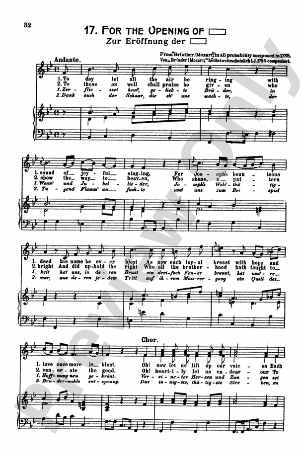 Mozart: 39 Songs for Medium High Voice (German/English/French/Italian ...
