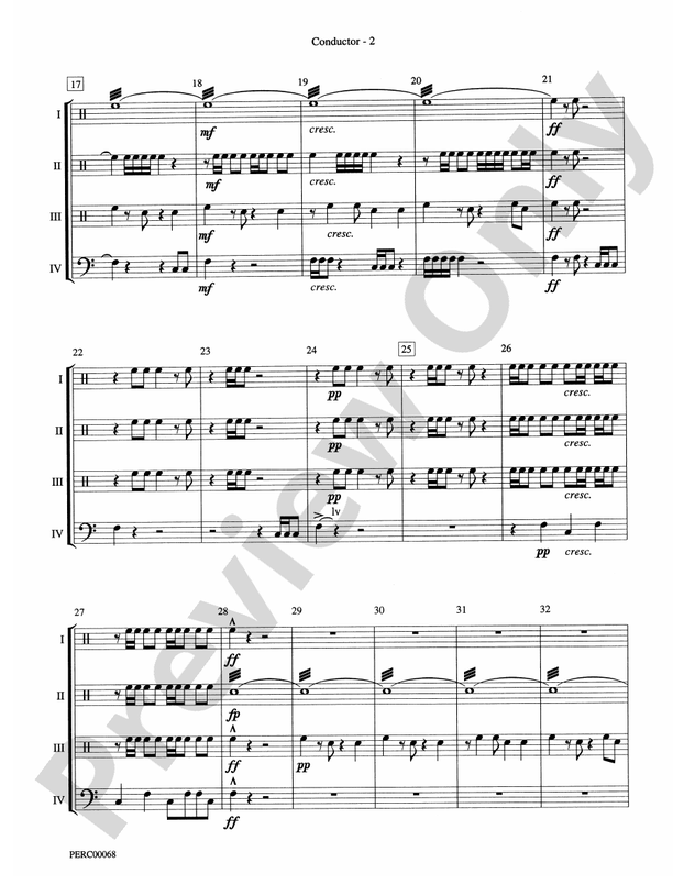 Dimensions III: Score: Percussion Ensemble Score - Digital Sheet Music ...