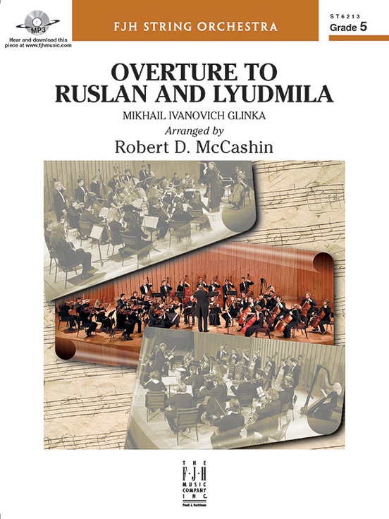 Overture to Ruslan and Lyudmila: String Orchestra Conductor Score: Mikhail Ivanovich Glinka ...