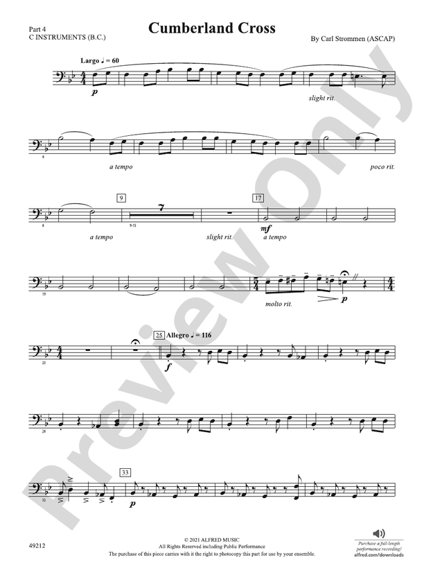 Cumberland Cross: Part 4 - C Instruments (B.C.): Part 4 - C Instruments ...