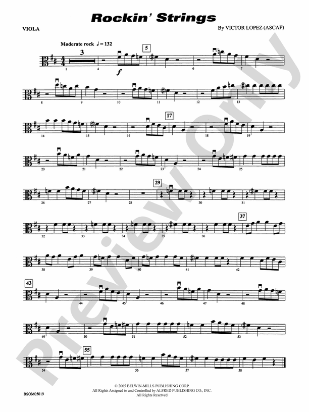 Rockin' Strings: Viola: Viola Part - Digital Sheet Music Download