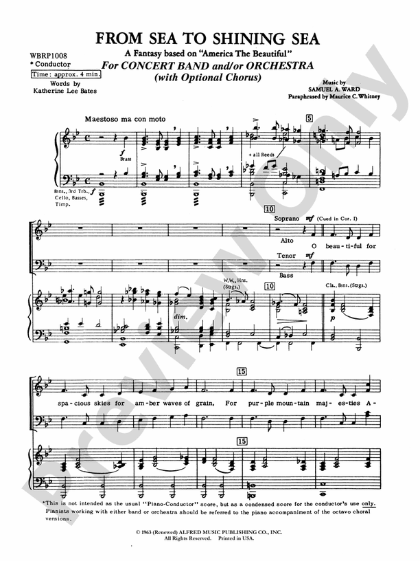 From Sea to Shining Sea (A Fantasy Based on "America the Beautiful ...