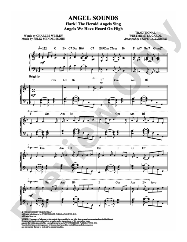 Angel Sounds: Piano: Felix Mendelssohn - Digital Sheet Music Download