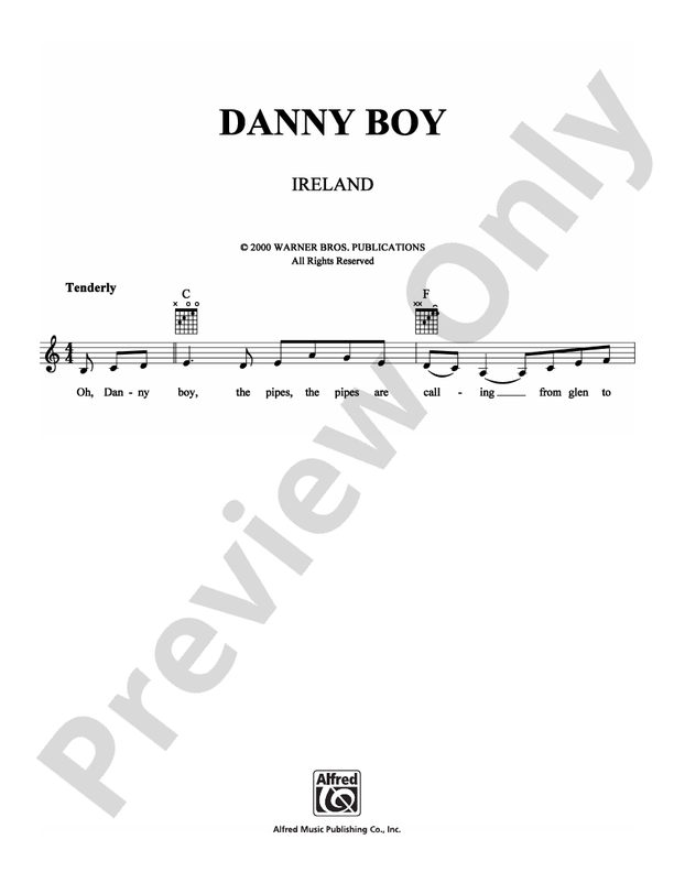 Danny Boy: Lead Sheet: Traditional - Digital Sheet Music Download